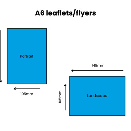 A6 Leaflets/Flyers - Star Print