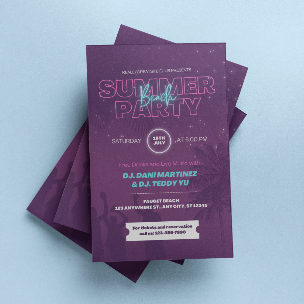 A5 Leaflets/Flyers - Star Print