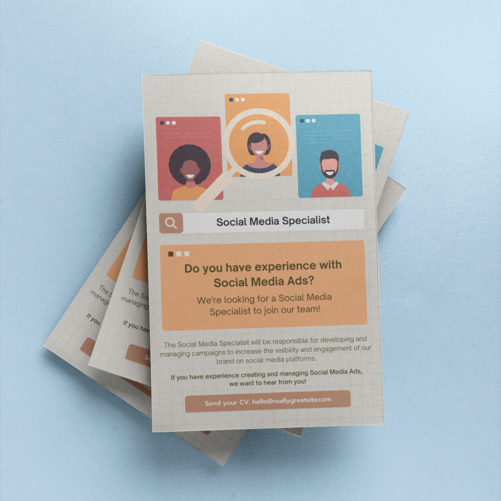 A7 Leaflets/Flyers - Star Print