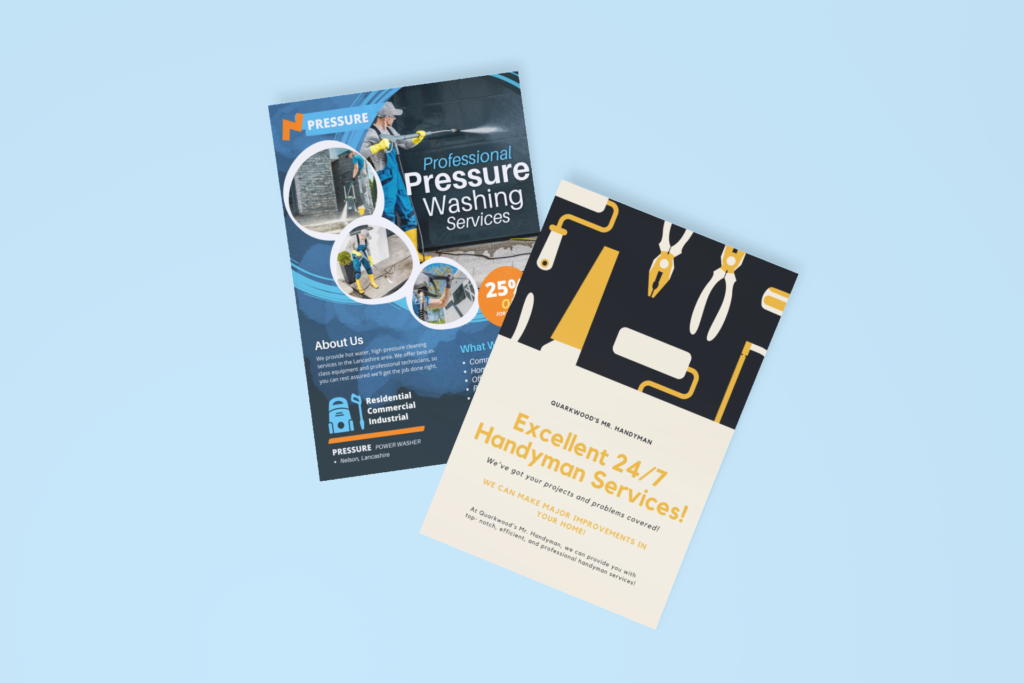 A6 Leaflets/Flyers - Star Print